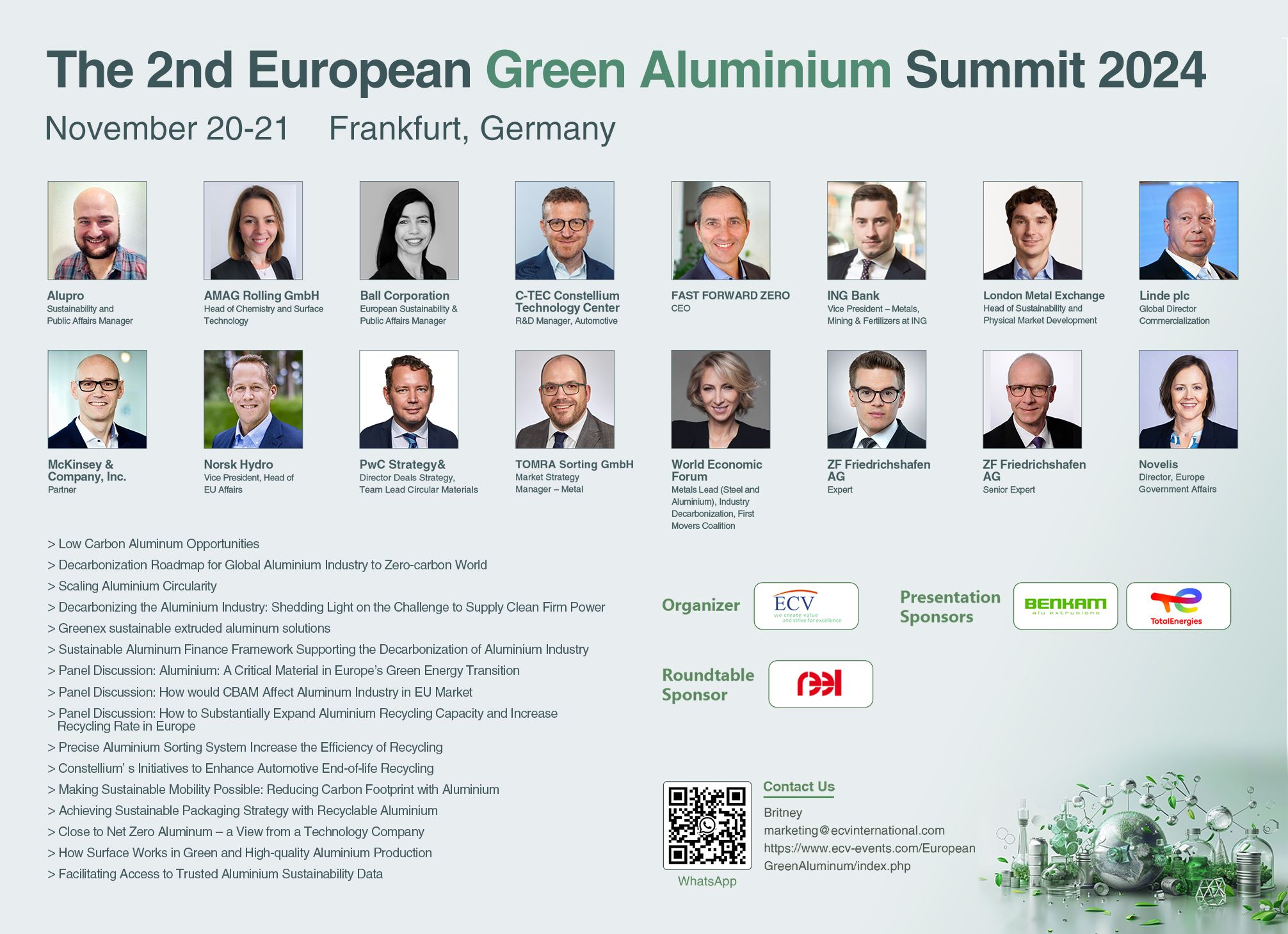 Mark your calendars for the upcoming European Green Aluminum Sum - 9mnt